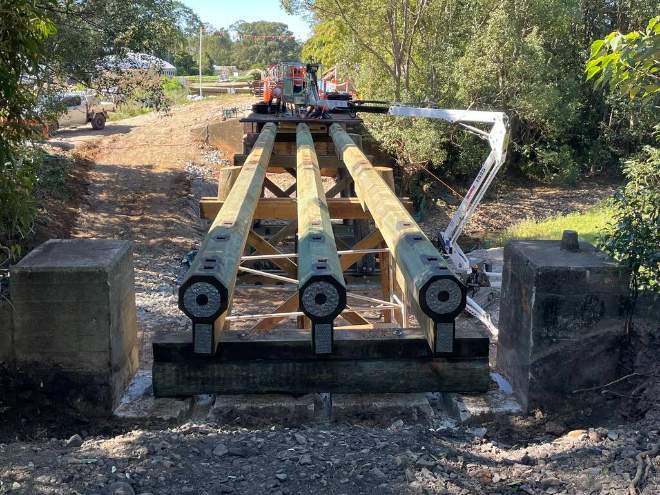 Work on Rail Trail’s new gravel surface starts | Tweed Shire Council